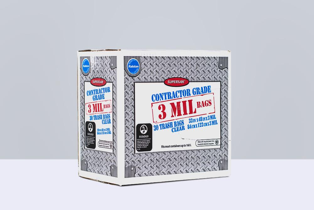 SuperSak® Contractor Bags - Professional Grade - Clear - W. Ralston ...